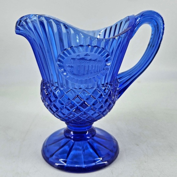 Fostoria | Dining | Vintage Fostoria Cobalt Blue Glass George ...
